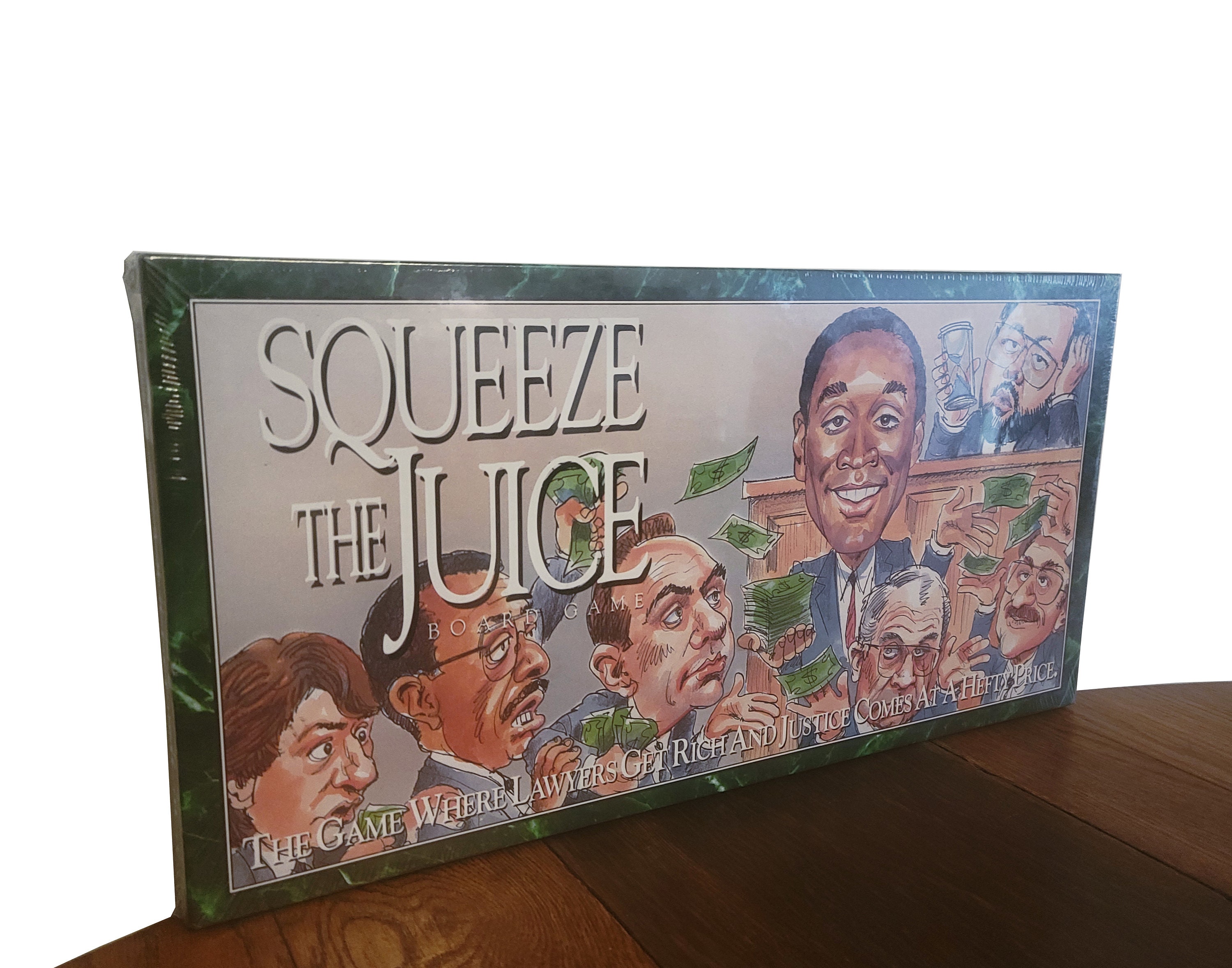 Vintage Board Game Squeeze the Juice OJ Simpson Defense Lawyer Game for ...