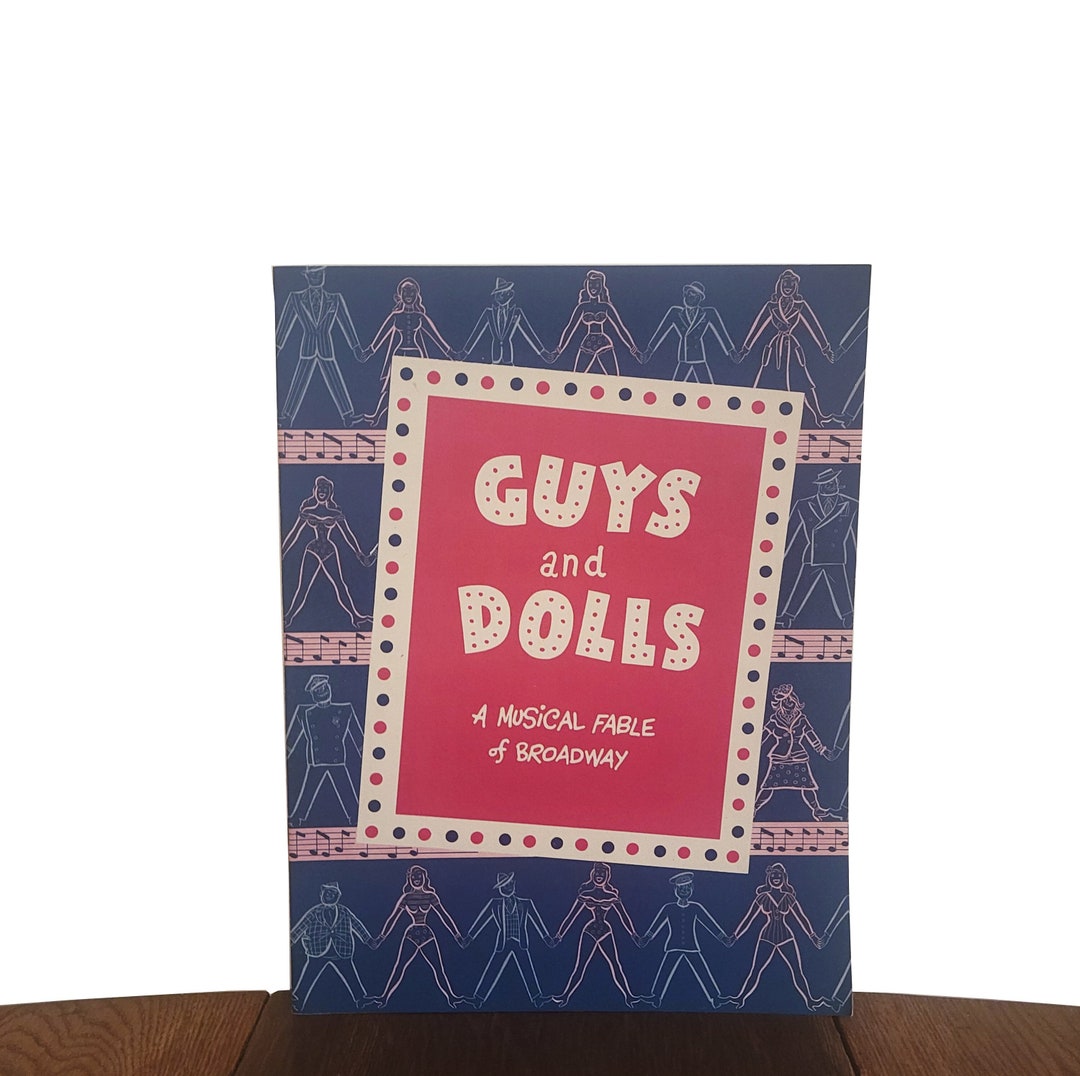 Vintage Guys and Doll Musical Playbill 1950s Play Booklet With Articles ...