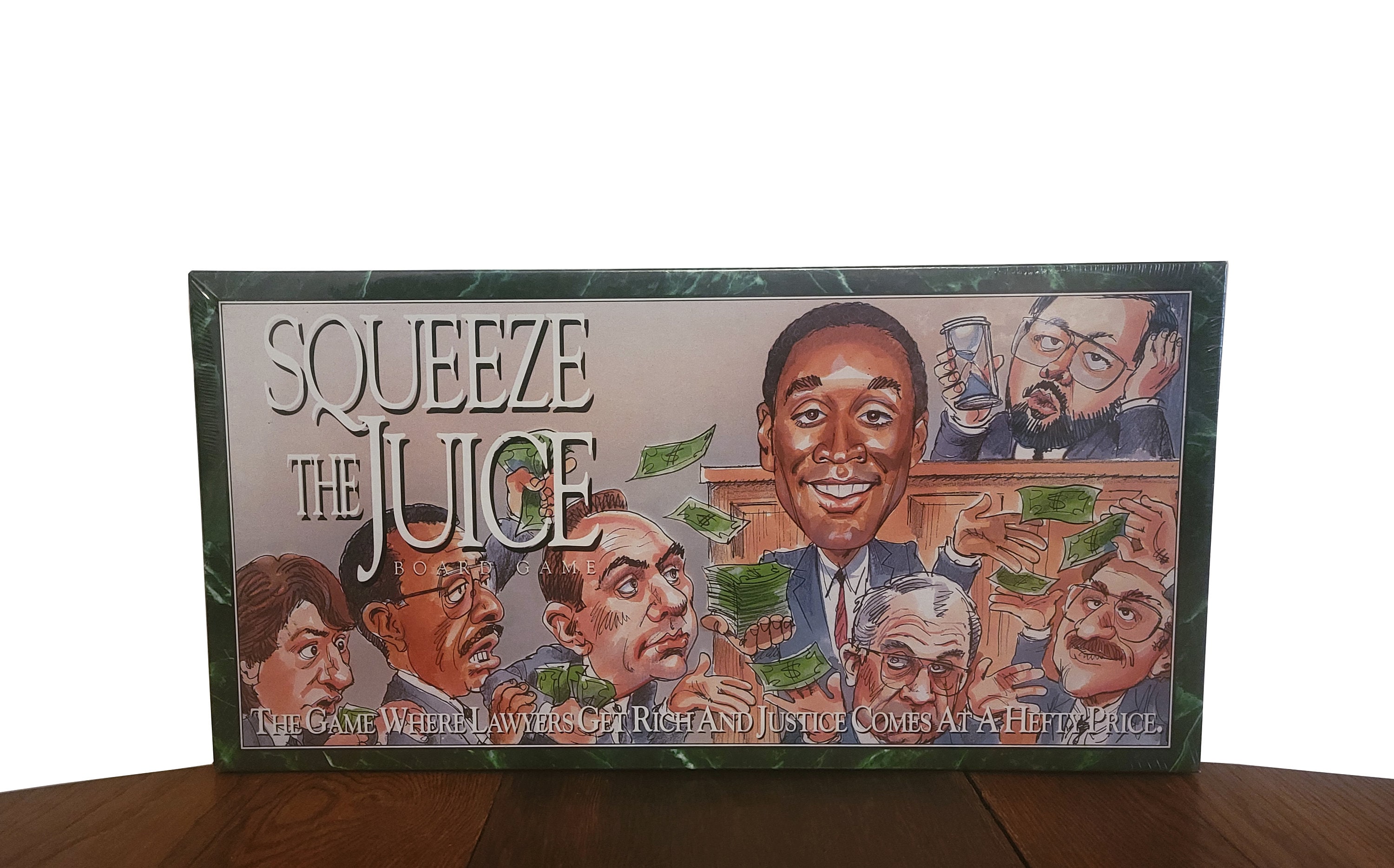Vintage Board Game Squeeze the Juice OJ Simpson Defense Lawyer Game for ...