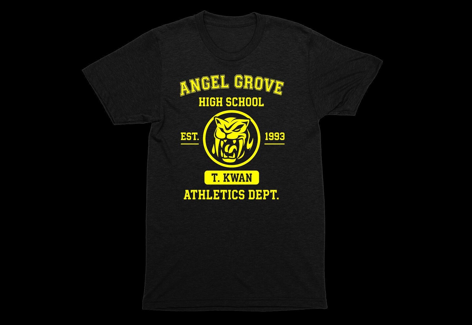 Yellow Power Ranger Trini Shirt: Retro Varsity Style, Iconic 1993 Hero ...