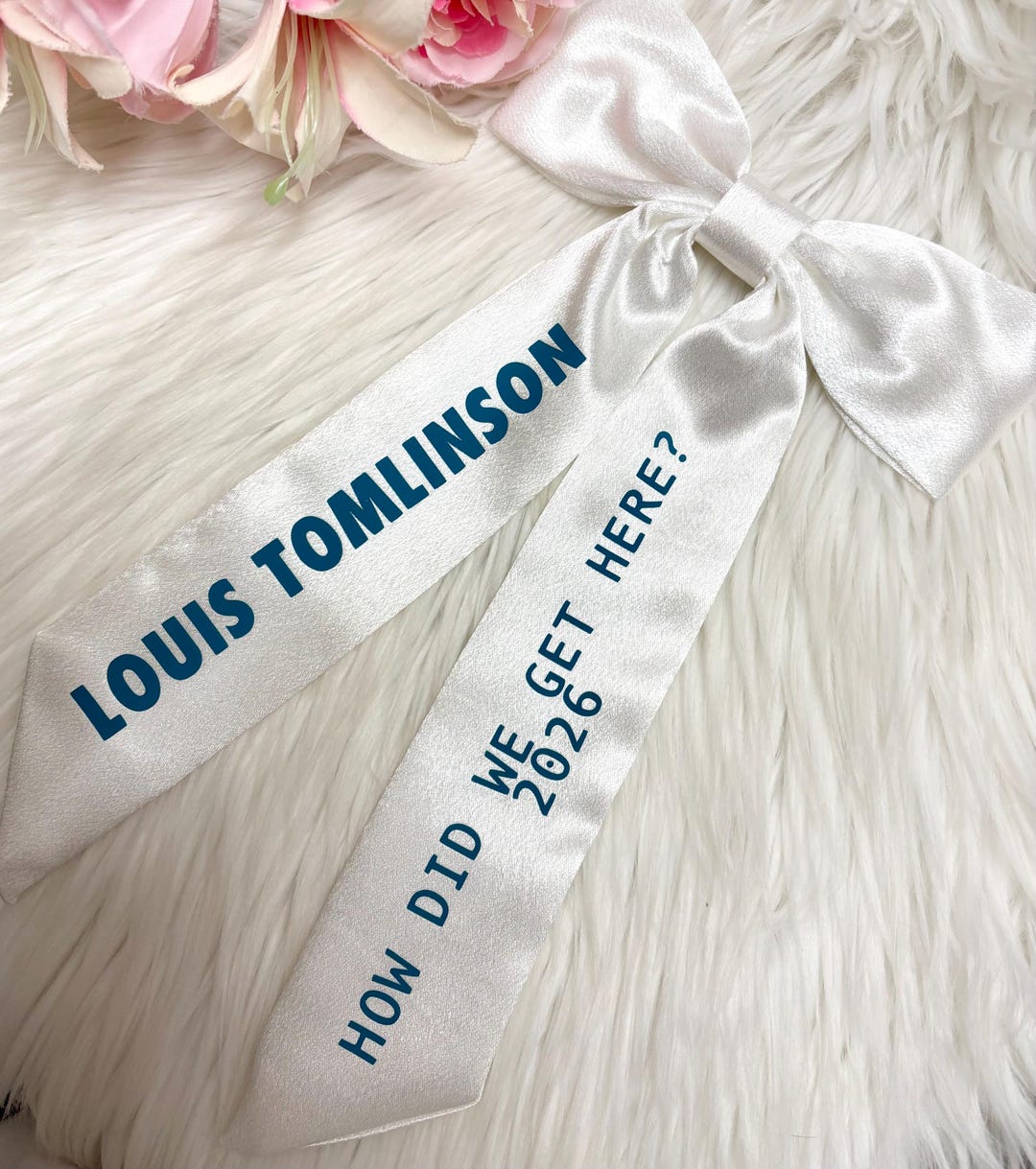 Louis Tomlinson Concert Satin Ribbon Hair Bow - Etsy