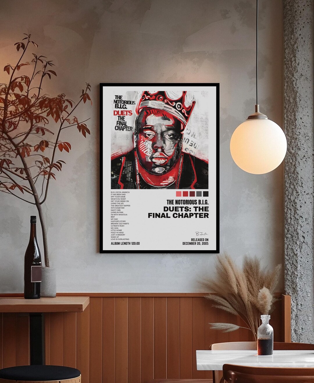 The Notorious BIG Poster | the Final Chapter Album Cover Print | Rapper ...