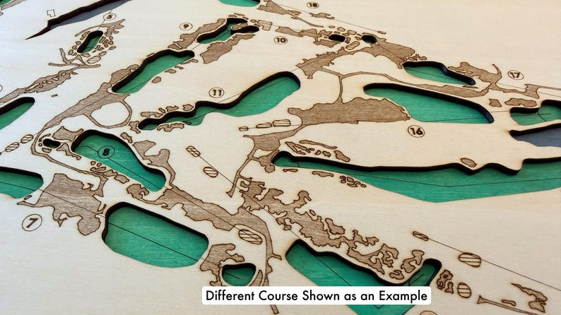 Torrey Pines Golf Course - South | 3D Layered Wood Wall Art, Golf Gift ...