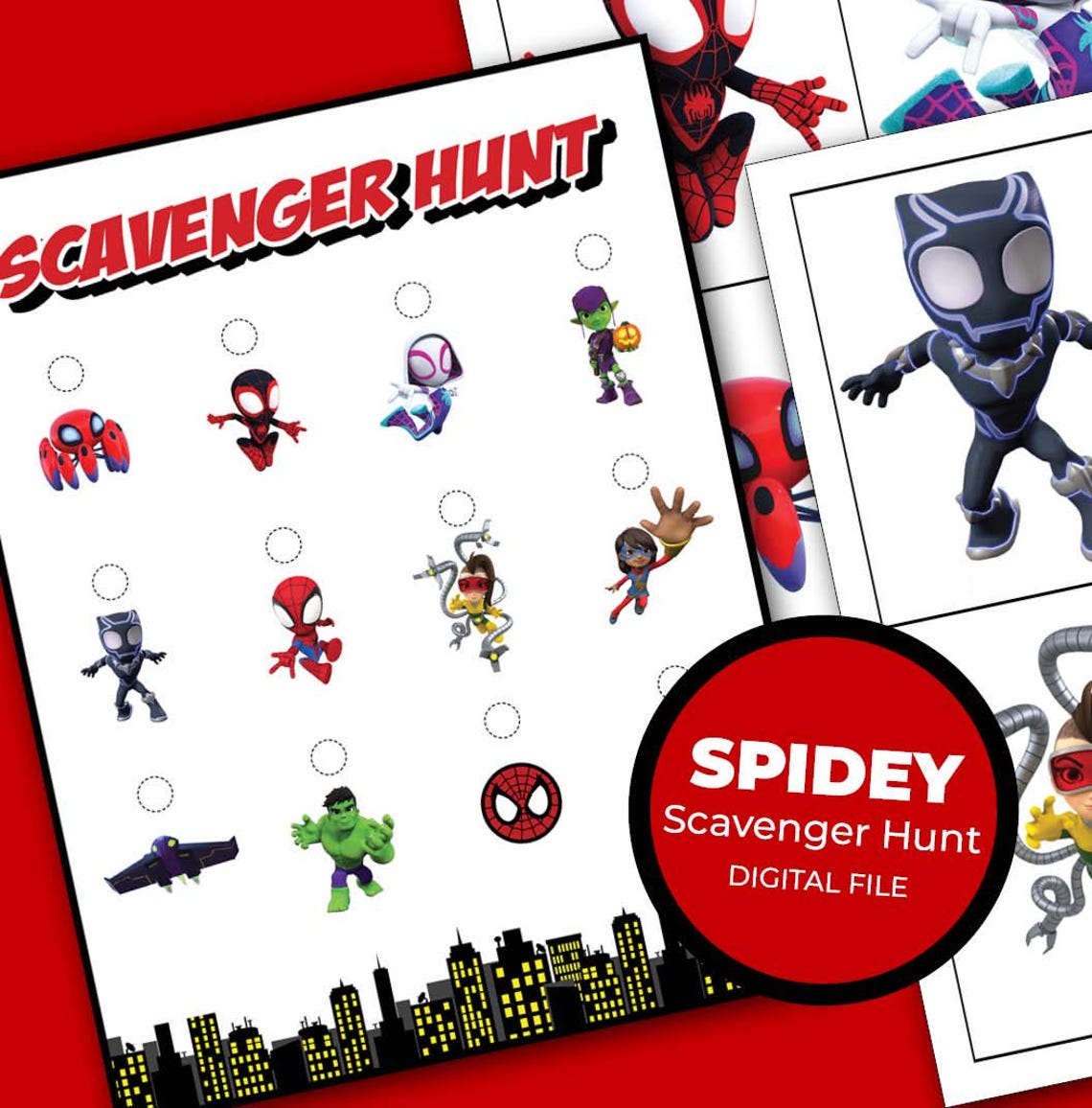 Spidey Activities Game Busy Book | Amazing Preschool Activity ...