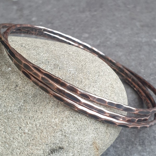 Triple Bangle - Etsy