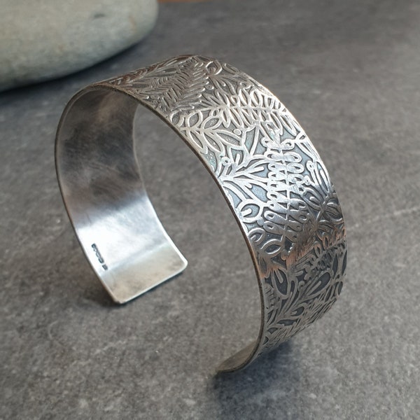 Embossed Bracelet - Etsy