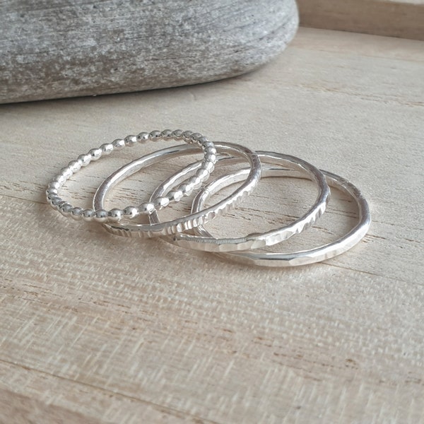 Dainty Silver Ring - Etsy UK