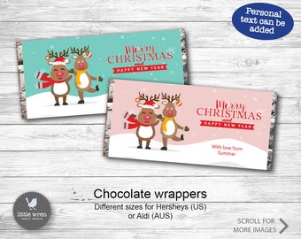 Christmas Printable Chocolate Wrapper Teacher Gift Candy | Etsy
