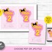 Emma Wiggle Invitation, INSTANT DOWNLOAD, Yellow Bow, Backdrop, Emma ...