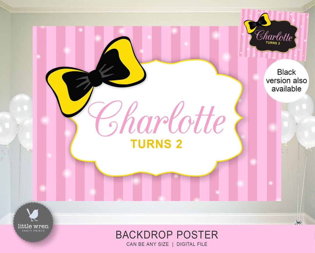 Emma Wiggle Poster, INSTANT DOWNLOAD, Wiggle Backdrop, Wiggle Banner ...