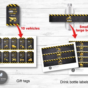 Construction Party Decorations, INSTANT DOWNLOADS, Construction ...