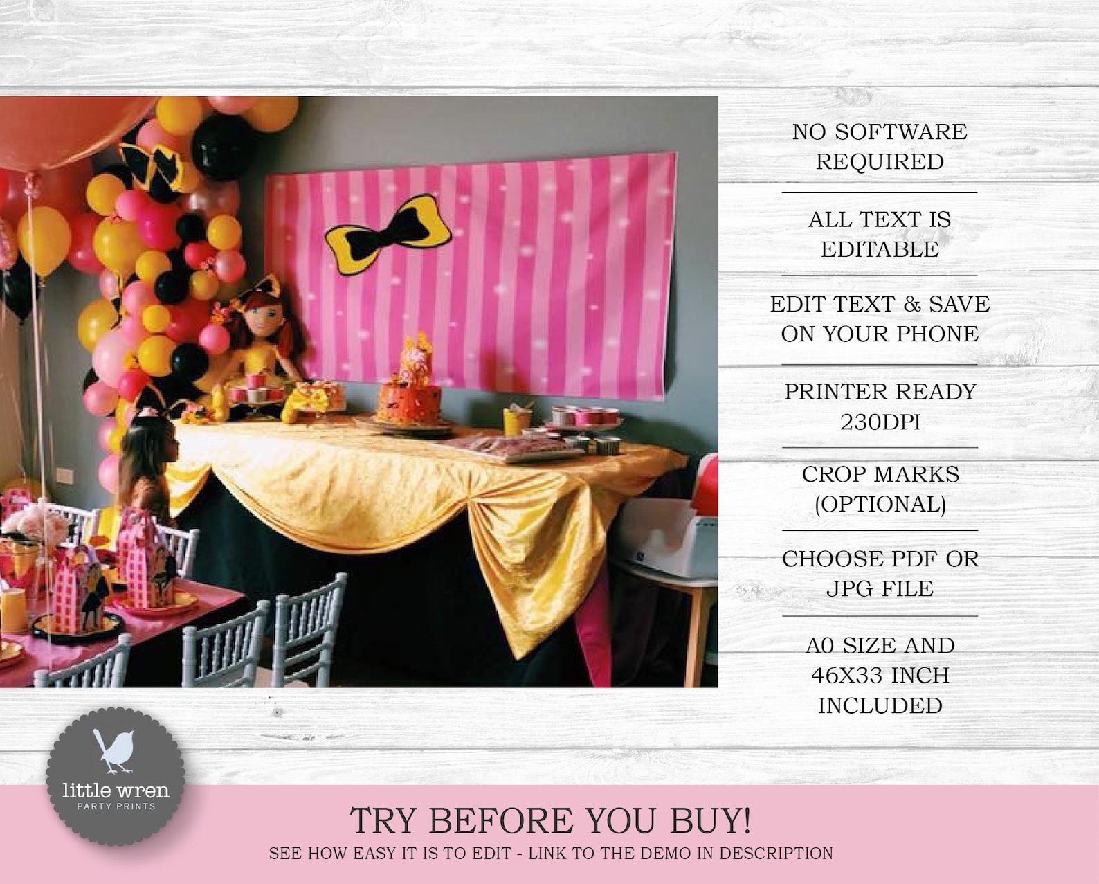 Emma Wiggle Backdrop Wiggle Poster INSTANT DOWNLOAD Wiggle | Etsy