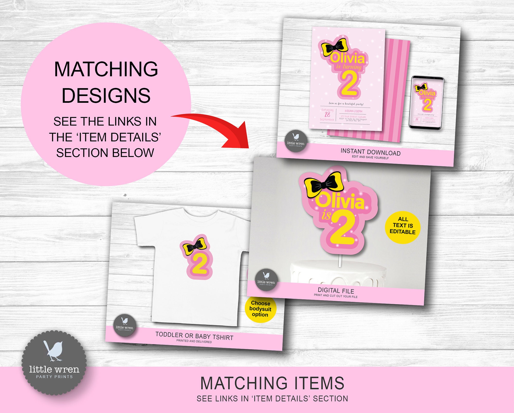 Emma Wiggle Gift Tags, INSTANT DOWNLOAD, Thank You, Favor Tags ...