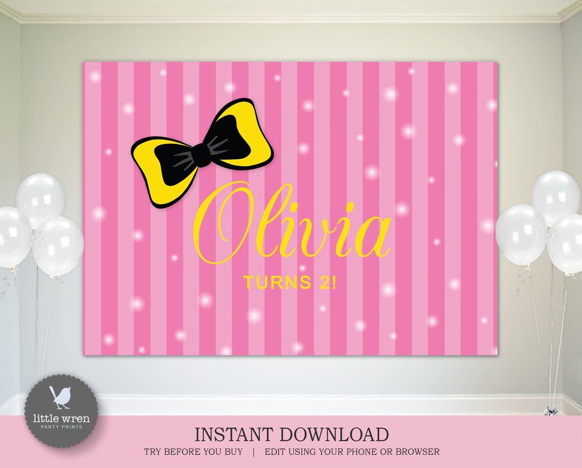 Emma Wiggle Backdrop Wiggle Poster INSTANT DOWNLOAD Wiggle | Etsy