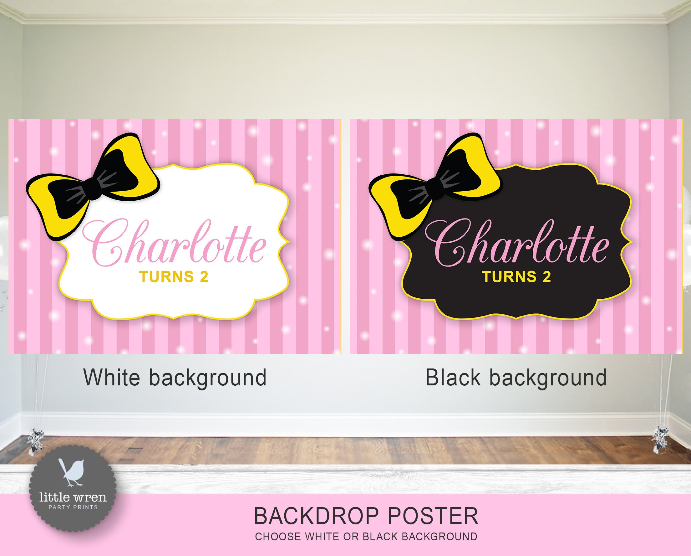 Emma Wiggle Poster, INSTANT DOWNLOAD, Wiggle Backdrop, Wiggle Banner ...