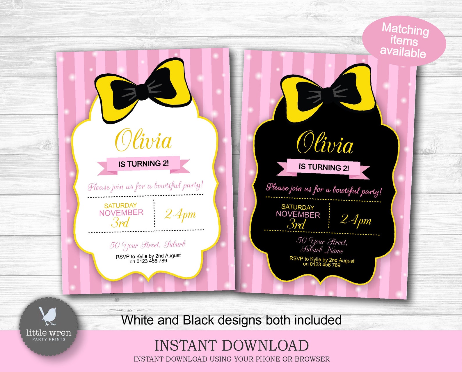 Emma Wiggle Invitation, INSTANT DOWNLOAD, Birthday Party, Emma Wiggle ...