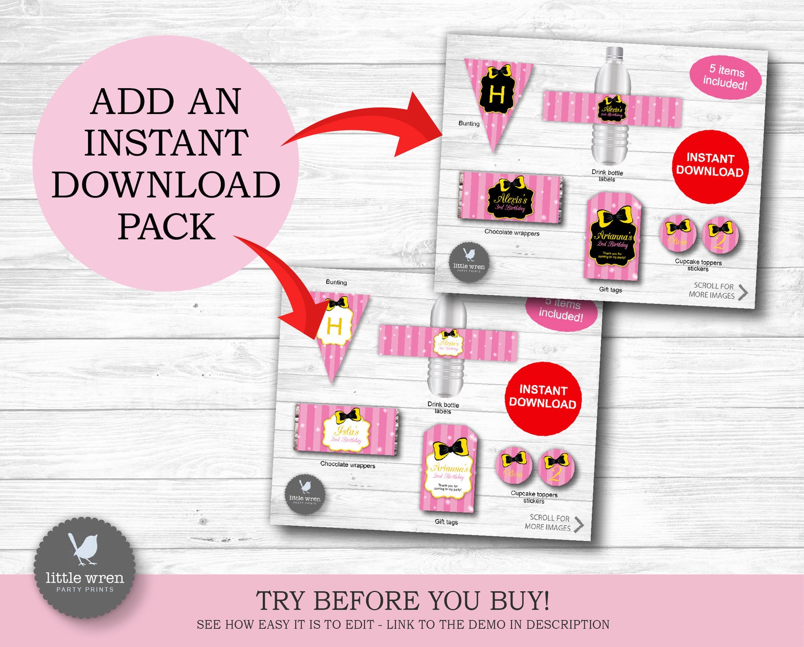 Emma Wiggle Pack Emma Invitation INSTANT DOWNLOAD Yellow - Etsy