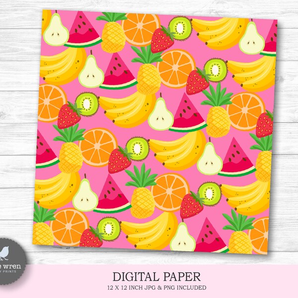 Tutti Frutti Pattern - Etsy