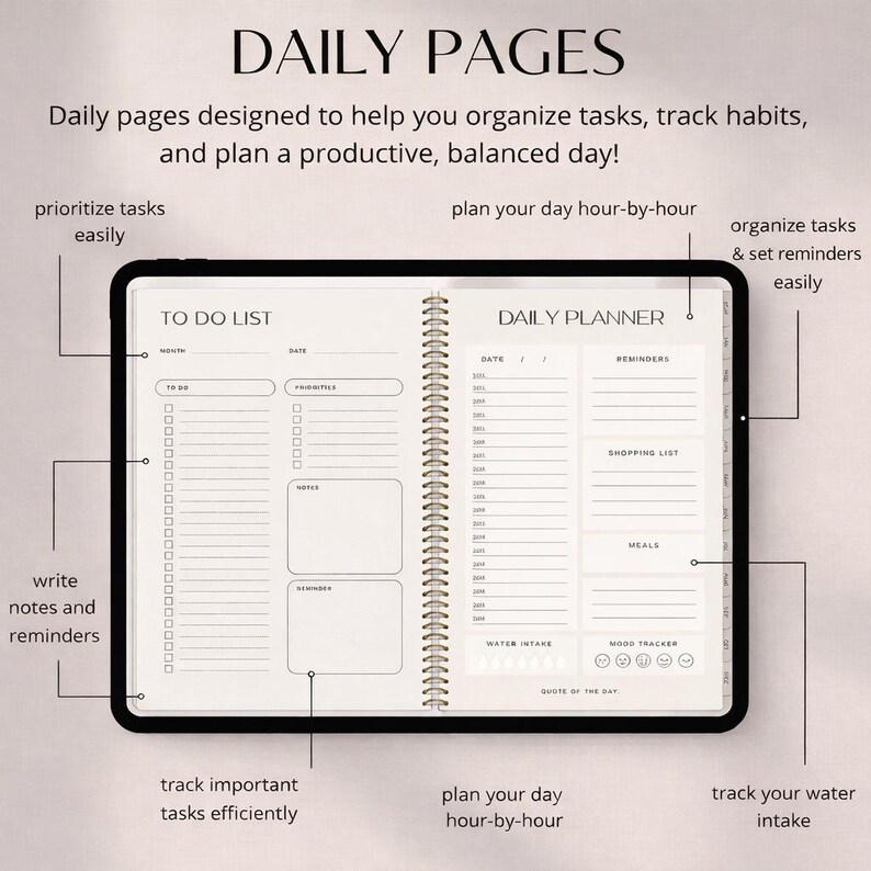 All-in-one Digital Planner 2026 | iPad & Android Planner | Printable ...