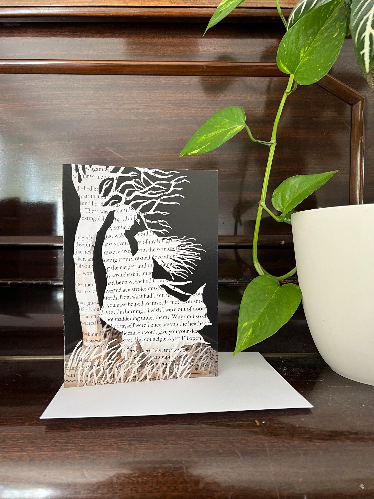 Wuthering Heights Birthday Greeting Card From a Paper Sculpture ...