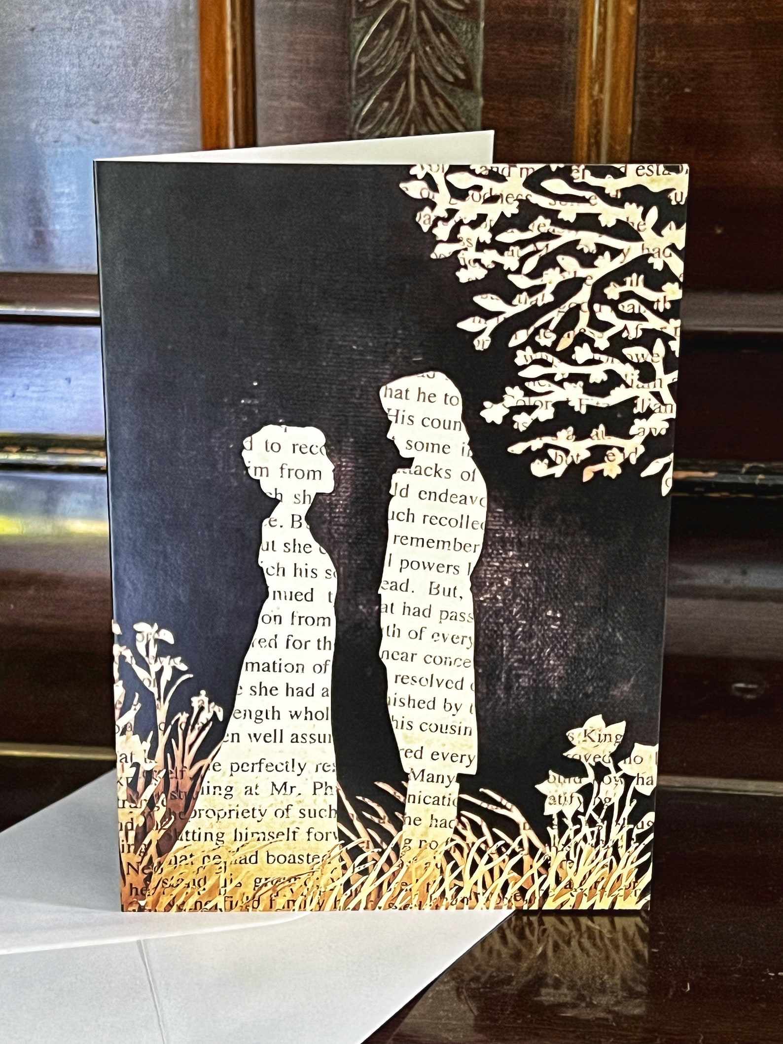 Pride and Prejudice Jane Austen Mr Darcy and Elizabeth Birthday Card - Etsy