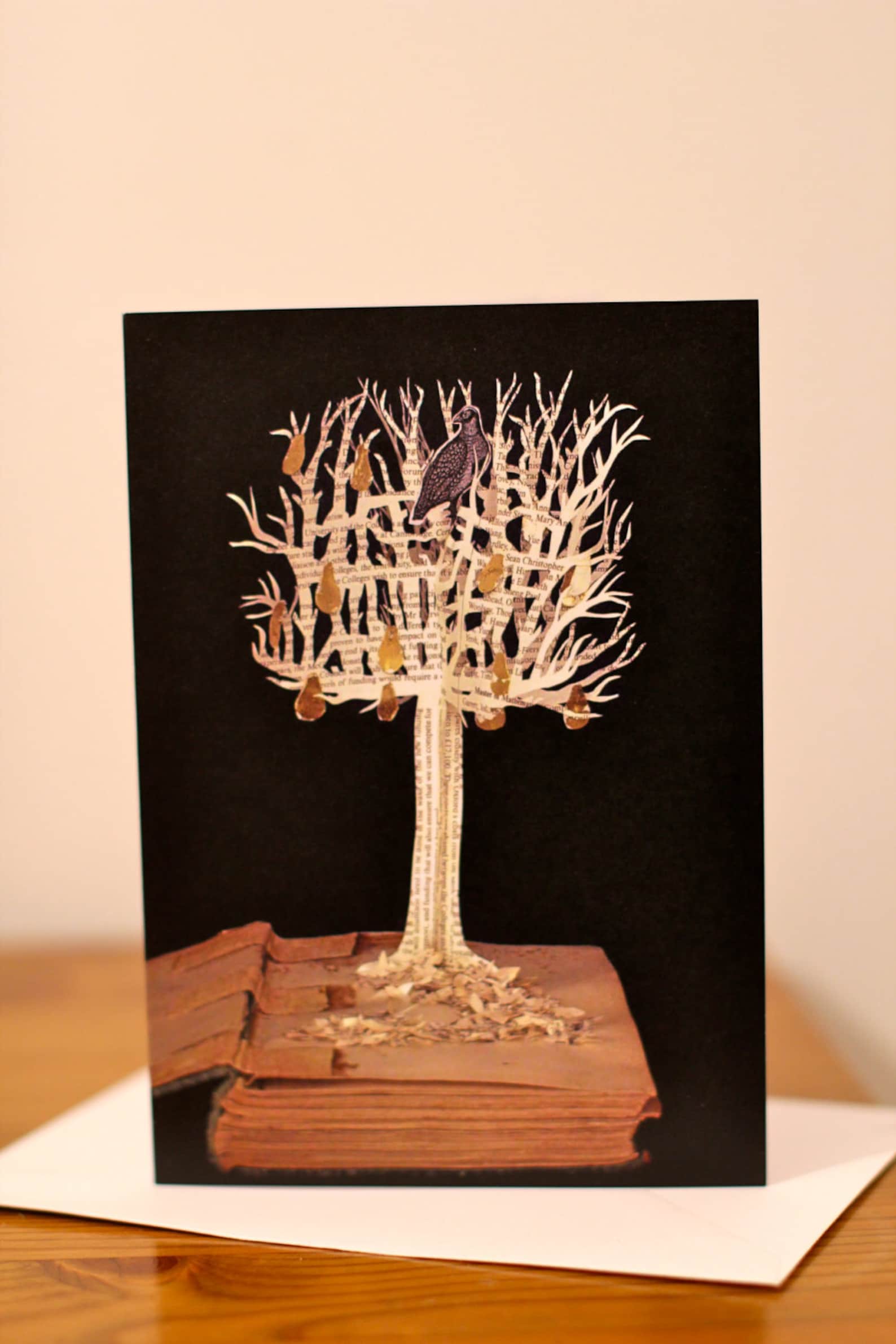 Partridge in a Pear Tree Greeting Card 12 Days of Christmas - Etsy