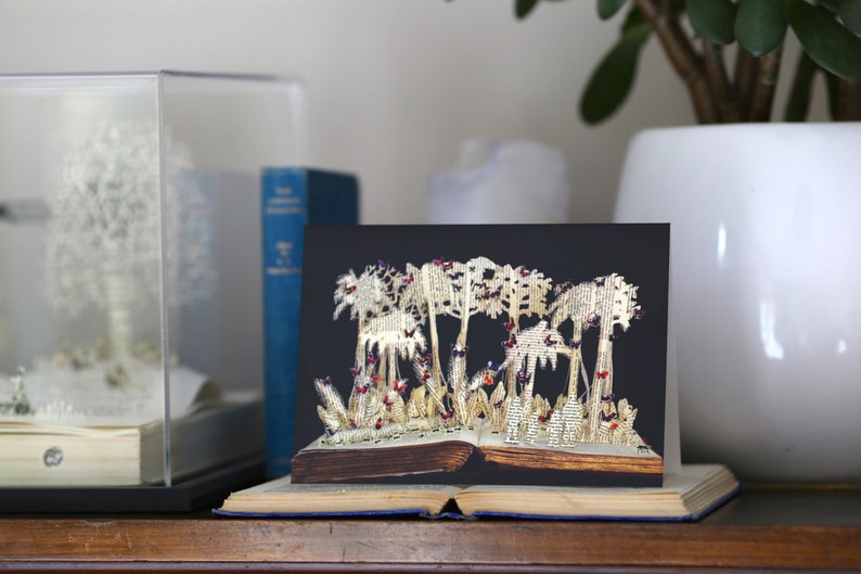 Butterfly Forest Birthday Greeting Card Book Art Rainforest - Etsy