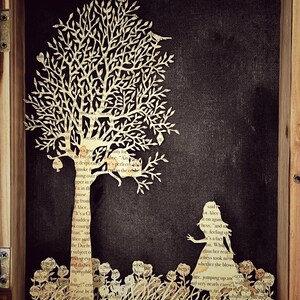 Alice in Wonderland Papercraft 3d Box Frame - Etsy