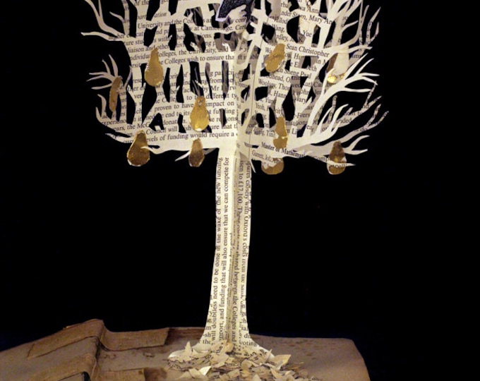 daysfalllikeleaves - Justin Rowe Paper Sculptures and Book Art. - Etsy UK