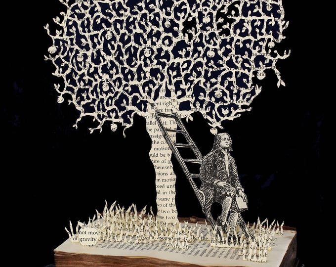 Justin Rowe paper sculptures and book art. by daysfalllikeleaves