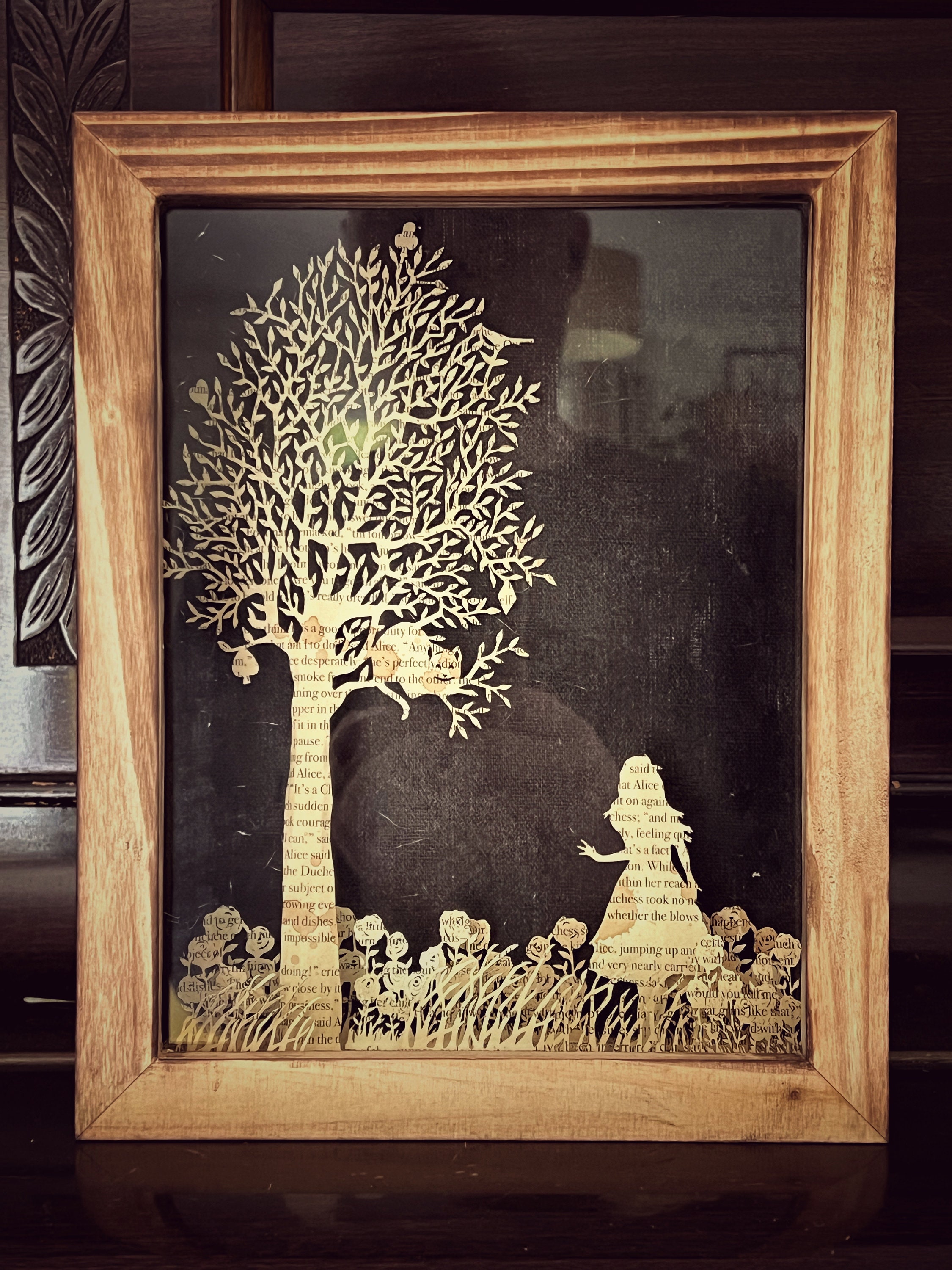 Alice in Wonderland Papercraft 3d Box Frame - Etsy UK