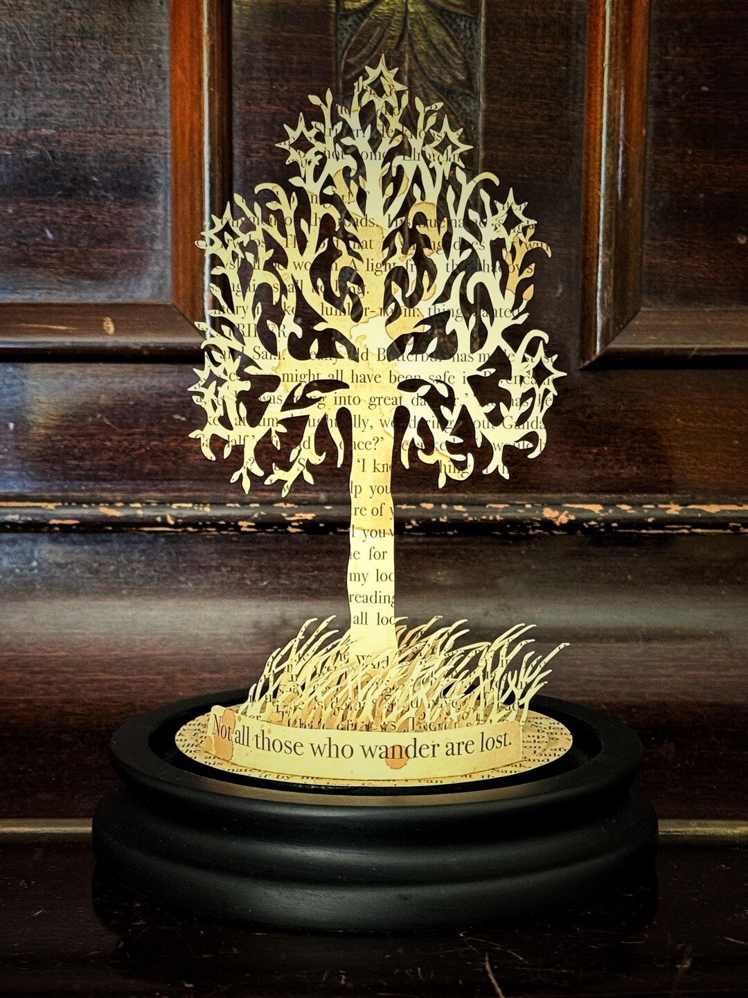 Tree of Gondor Lord of the Rings Tolkein Paper Craft Tree With Quote - Etsy