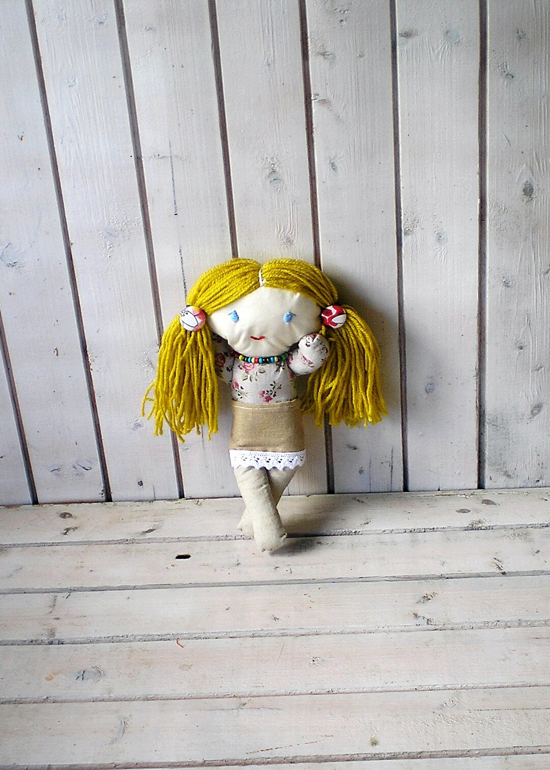 Small Rag Doll, Fabric Doll, Soft Toy Pocket Toy Travellig Toy for Gils ...