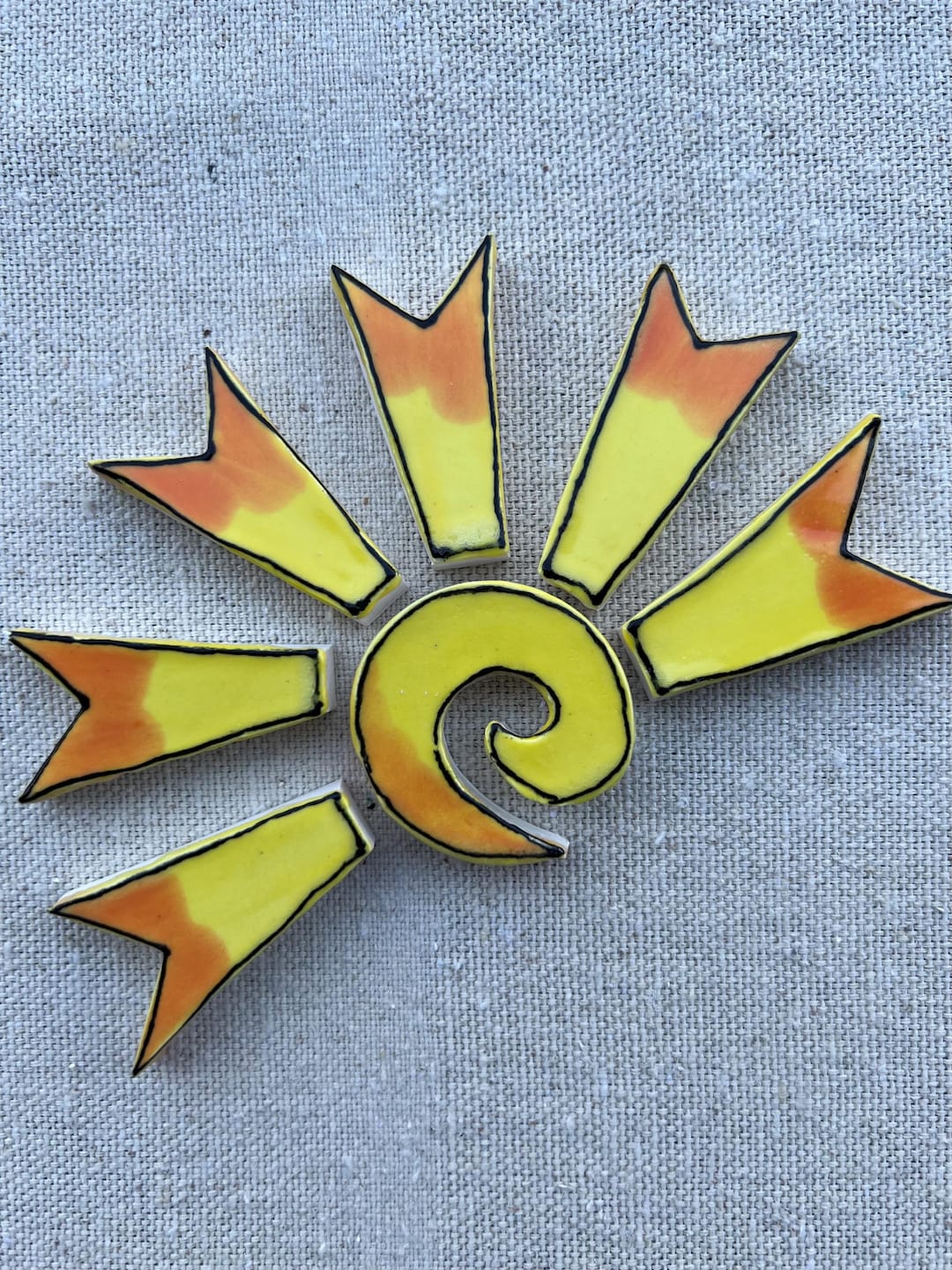 Large Half Sun - Etsy