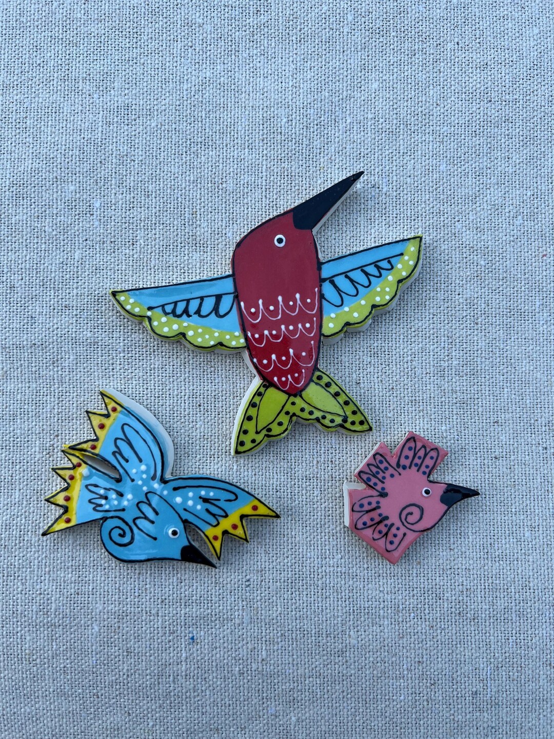 Hummingbird and Friends - Etsy