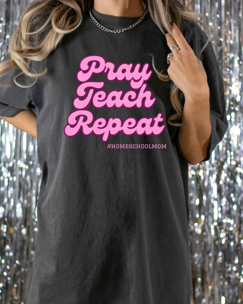 Pray Teach Repeat PNG - Etsy