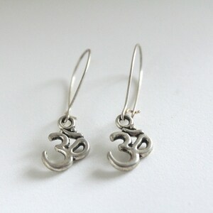 Om Earring, Zen Jewelry, Yoga Accessory, Om Jewelry, Yoga Earring ...