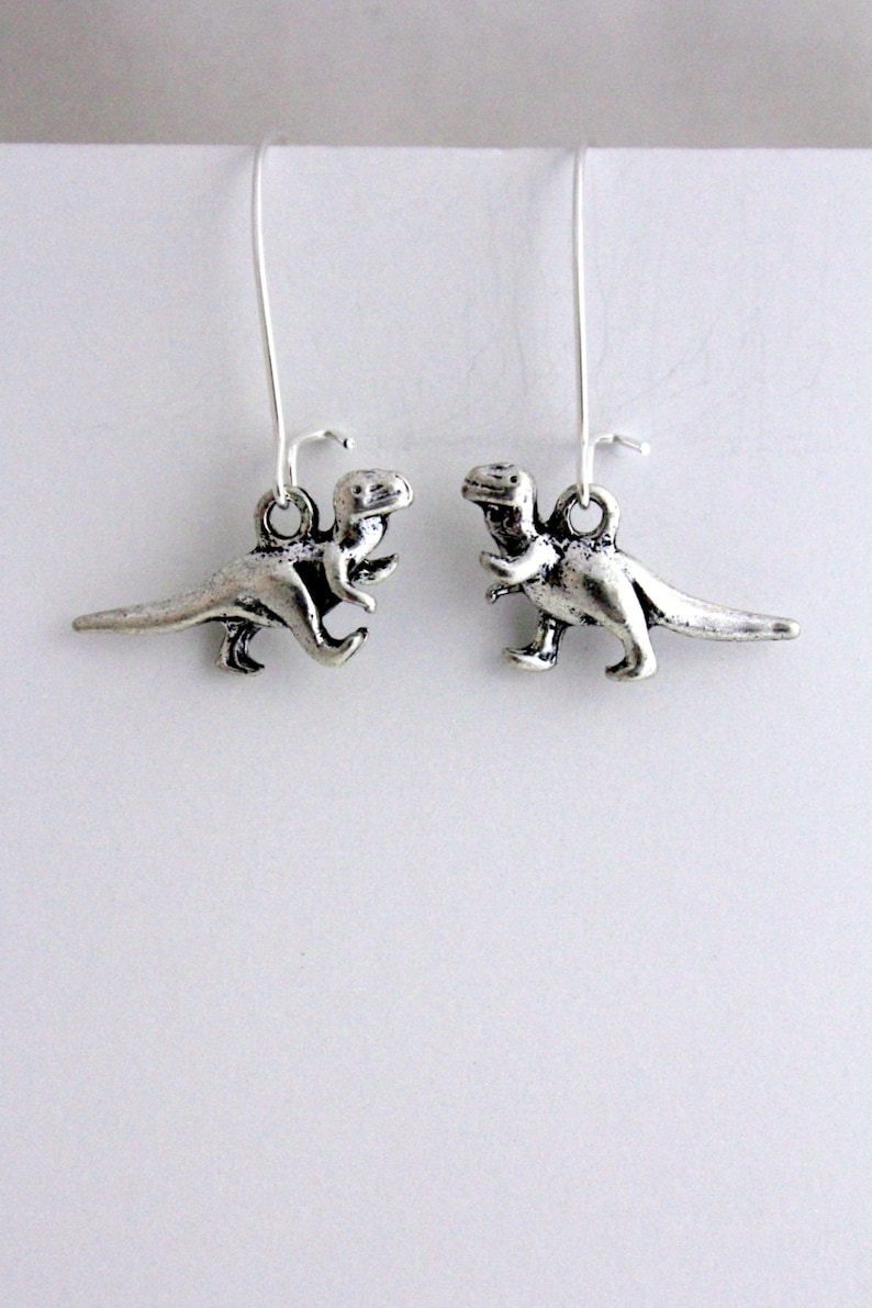 Dinosaur Earring T Rex Earrings Geeky Jewelry Geek - Etsy