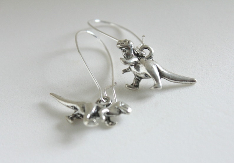 Dinosaur Earring T Rex Earrings Geeky Jewelry Geek - Etsy