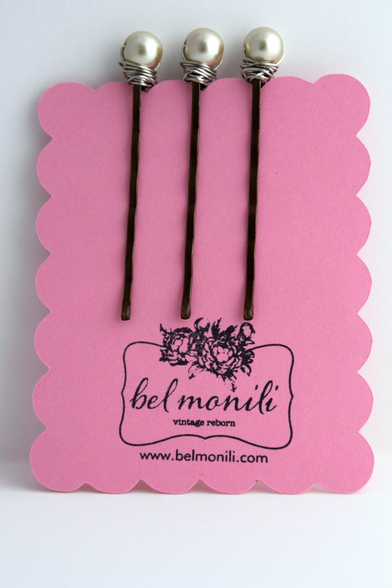 Pearl Bobby Pins Pearl Hair Pins Pearl Barrettesmall - Etsy