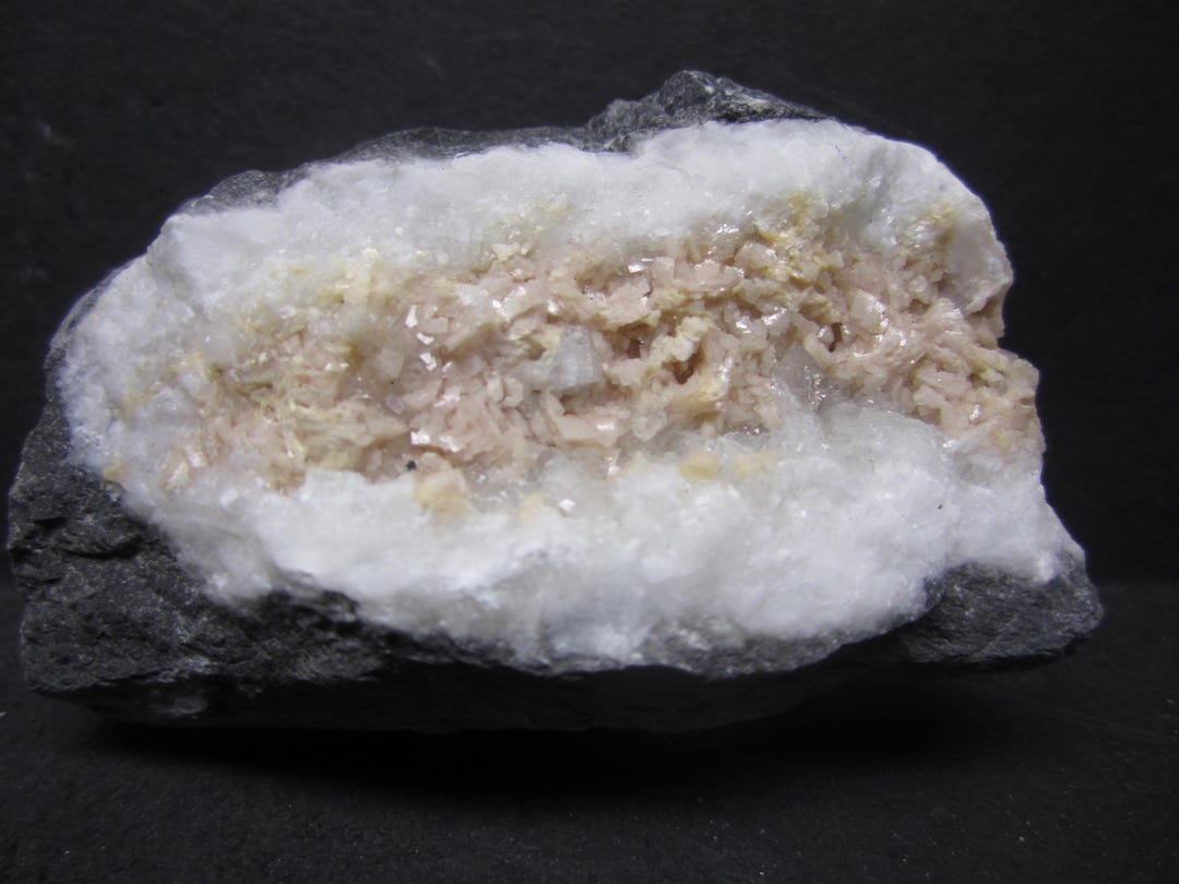Quartz and Dolomite Crystal Cluster, Oak Hall Quarry, Pennsylvania #2 ...