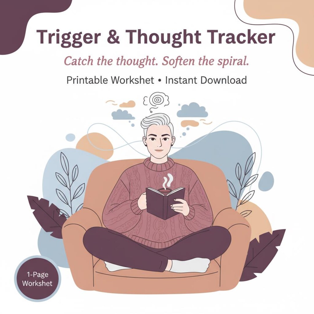 Trigger & Thought Tracker - Etsy