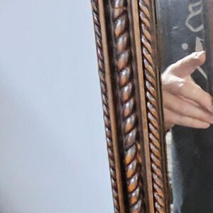 Federal Period Wall Mirror With Reverse Painted Top - Etsy
