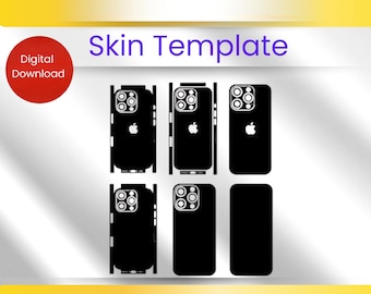 IPhone 16 Pro Max Skin Template - Full Wrap SVG Cut File (digital ...