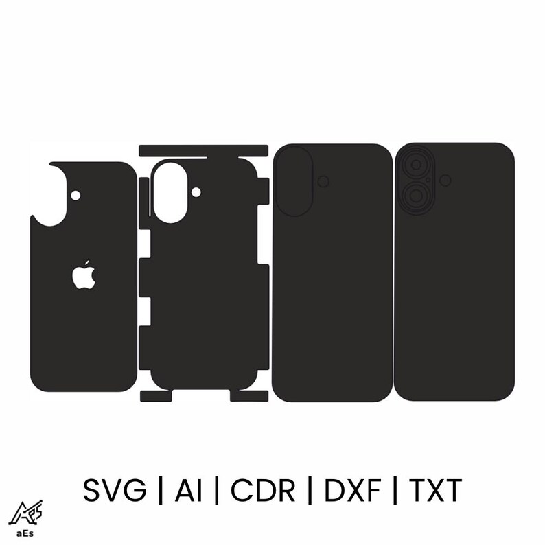 IPhone 17 Skin Cutting Template Svg Dxf Eps AI | Vinyl Wrap & Decal Cut ...