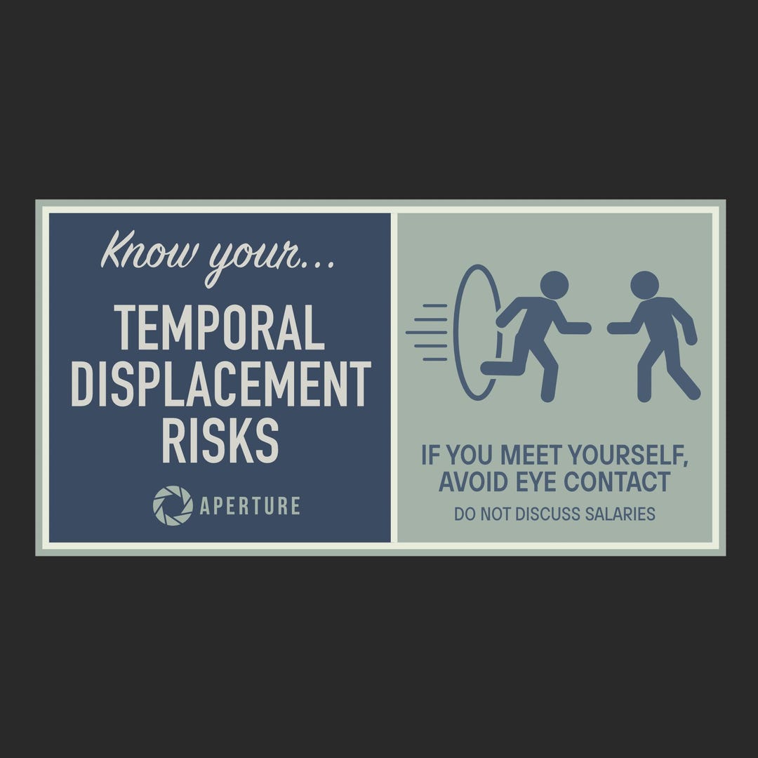 Portal-inspired Aperture Science Safety Sign (digital Print Files ...
