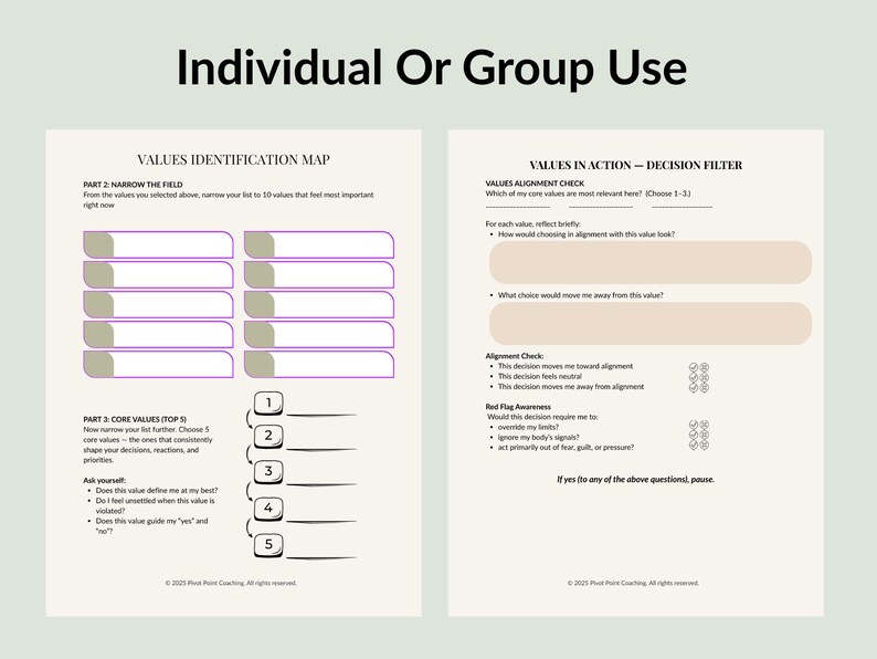 Strengths and Values Worksheet Bundle | Christian Identity and Decision ...