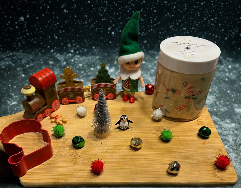 Christmas Sensory Play Dough Kit - Etsy