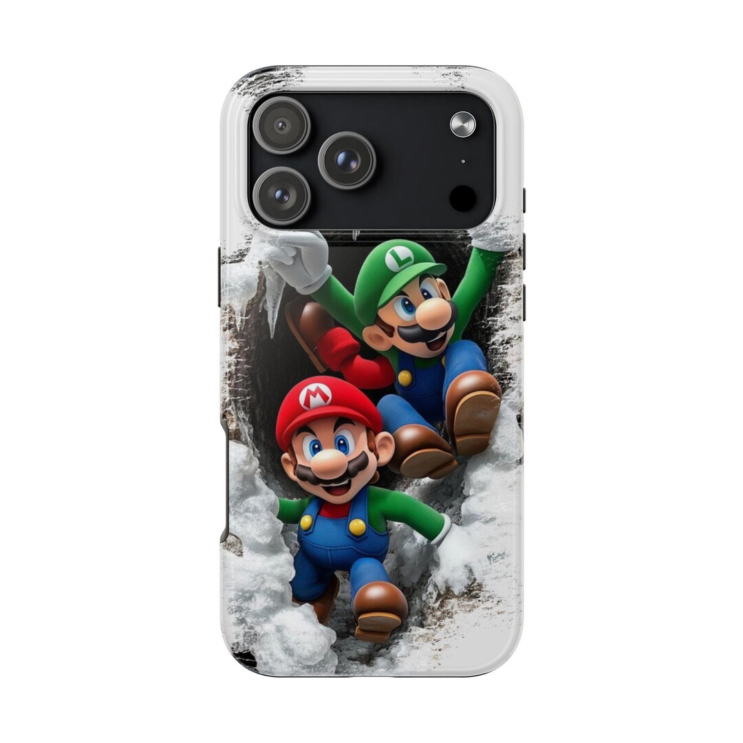 Mario and Luigi Brothers Phone Case | Tough Phone Cases - Etsy