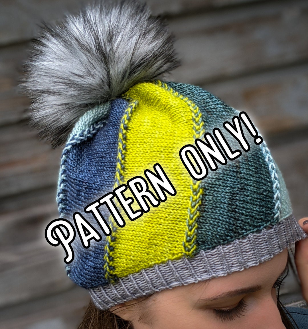 Scrap Lat Hat - KNITTING PATTERN - Instant Download - Etsy